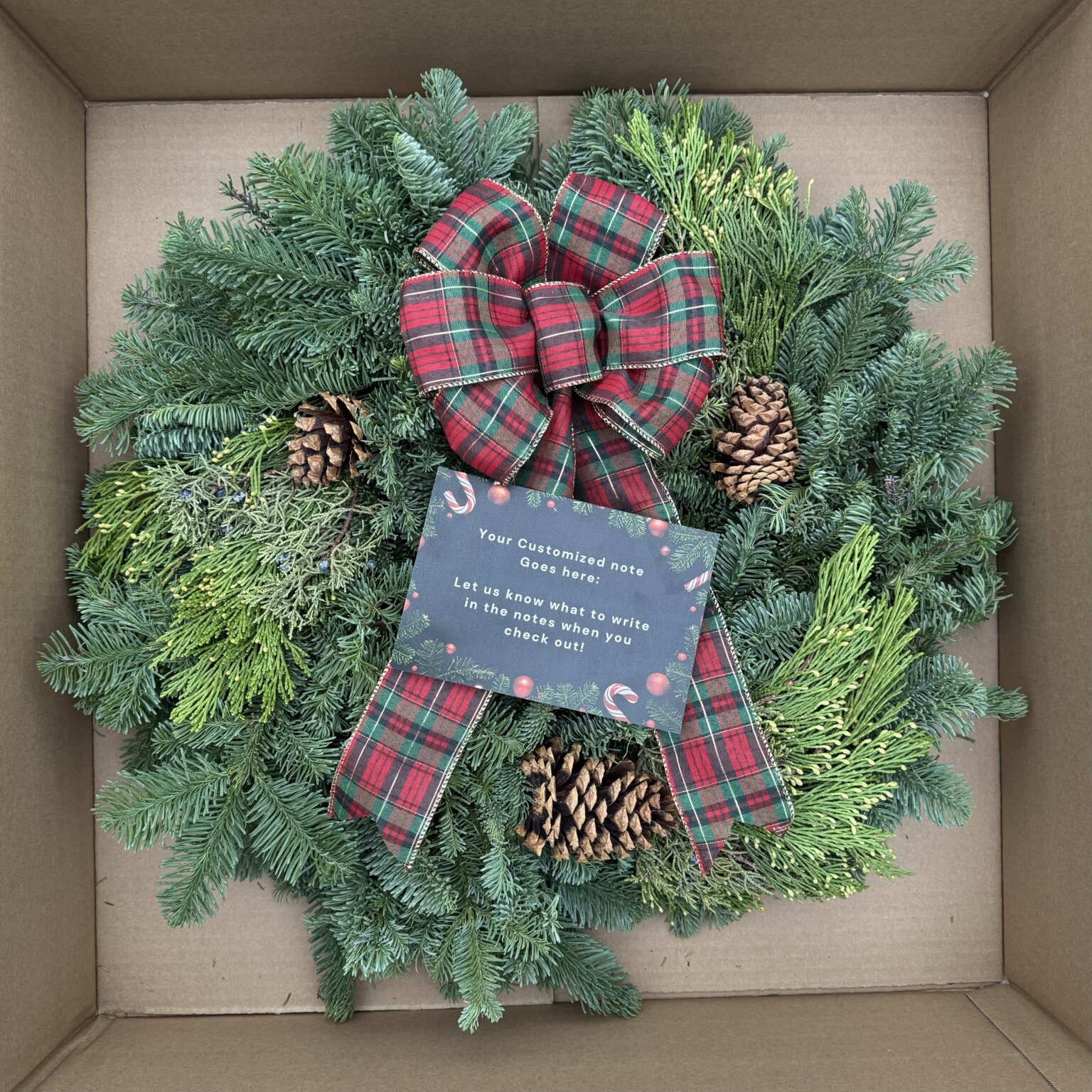 24″ Noble Fir Wreath | Plant Perfect